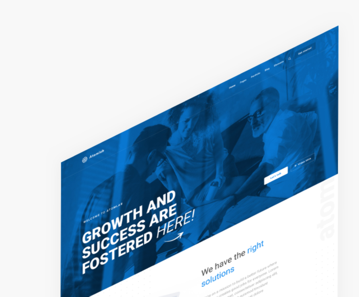 Atomlab – Multi-Purpose Startup WordPress Theme
