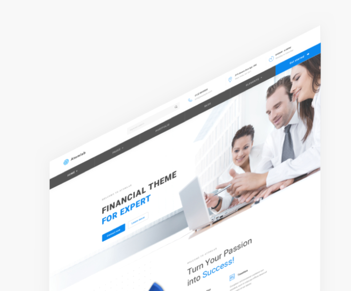 Atomlab – Multi-Purpose Startup WordPress Theme